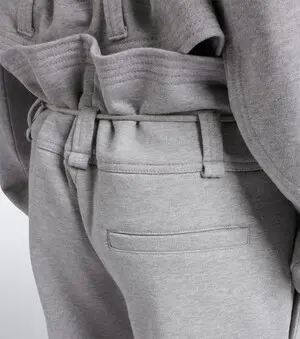 Dries Van Noten Hadiela Cotton Jersey Shorts - Grey