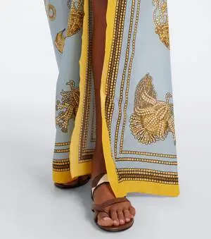 La DoubleJ Printed Cotton Beach Cover-up
