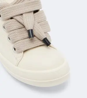 Rick Owens Jumbolace Leather Sneakers - White