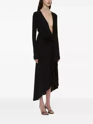 Christopher Esber Spire Plunging Knotted Dress