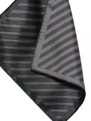 Brunello Cucinelli Striped Handkerchief - Blue