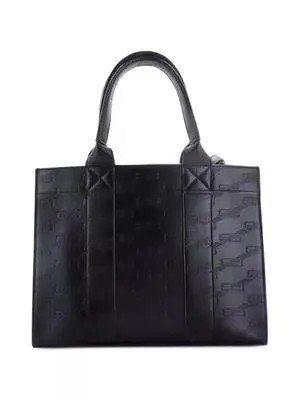 Balenciaga Hardware Embossed Leather Small Tote Bag