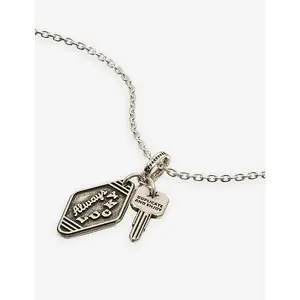 TWOJEYS Sterling -plated Brass Necklace With Engraved Pendants