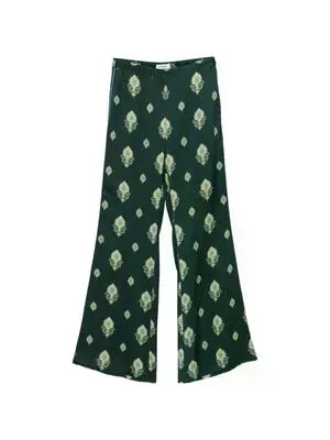 Sandro Paisley Print Palazzo Pants