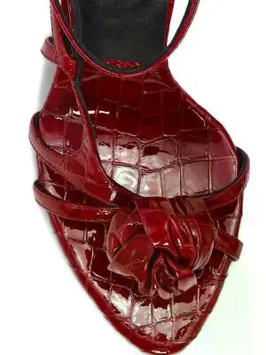ROTATE BY BIRGER CHRISTENSEN Rose Detail Knot Sandals