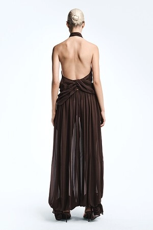 Revolve Benoit Silk Pant - Brown