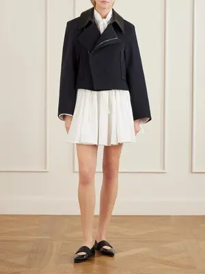 Givenchy Cotton And Wool-blend Gabardine Jacket - Blue