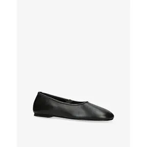 Dear Frances Ballastrap Leather Ballet Flats