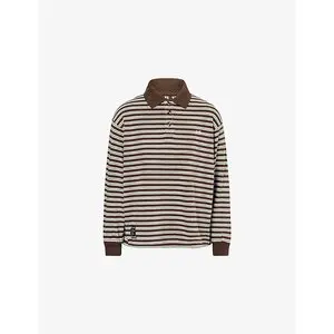DAMSON MADDER Striped Cotton Rugby Shirt - Multi