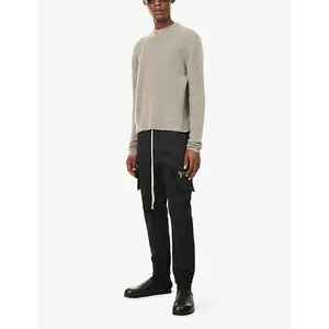 Rick Owens Mastodon Slim-fit Cotton Cargo Trousers
