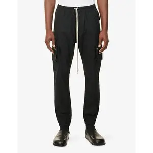 Rick Owens Mastodon Slim-fit Cotton Cargo Trousers