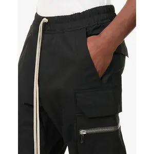 Rick Owens Mastodon Slim-fit Cotton Cargo Trousers