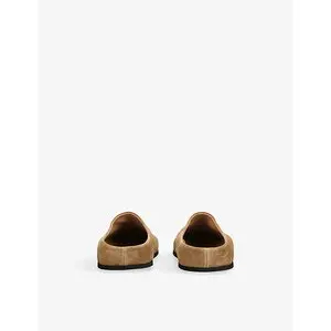 Dear Frances Vico Suede Mules - Camel
