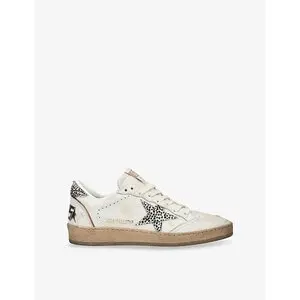 GOLDEN GOOSE Ball Star Leather Trainers - White/comb