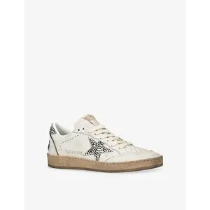 GOLDEN GOOSE Ball Star Leather Trainers - White/comb