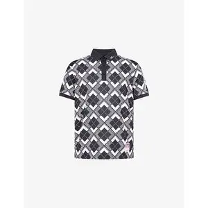 J. Lindeberg 30y Tour Tech Woven Polo T-shirt