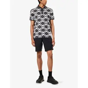 J. Lindeberg 30y Tour Tech Woven Polo T-shirt