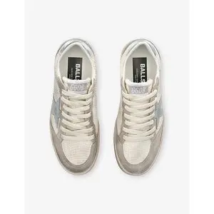 GOLDEN GOOSE Ballstar Suede And Mesh Trainers