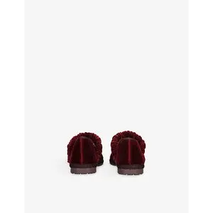 FLABELUS Mafalda Velvet Ballet Flats