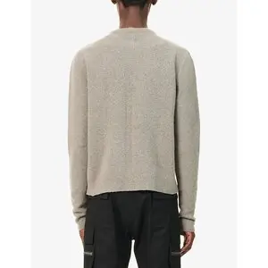 Rick Owens Crew Neck Cashmere Blend Jumper - Dust