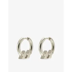 TWOJEYS Icon Star Sterling Hoop Earrings