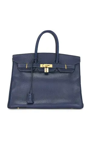 FWRD RENEW Hermes Ardennes Birkin 35 Retourne Handbag - Blue