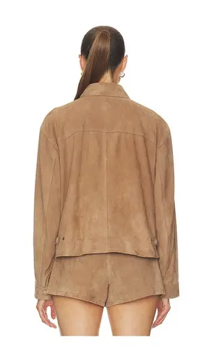 FRAME Suede Utility Jacket