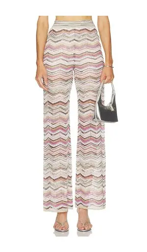 Missoni Zigzag Knit Trousers - Multi
