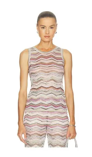 Missoni Sleeveless Knit Top - Multi