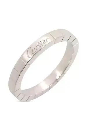 Cartier 18k White Gold Laniere Ring - Silver