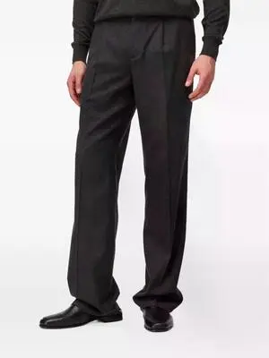 RETORI Drawstring Silk-cashmere Trousers - Grey
