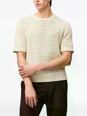 RETORI Retroi Net-stitch Cotton T-shirt