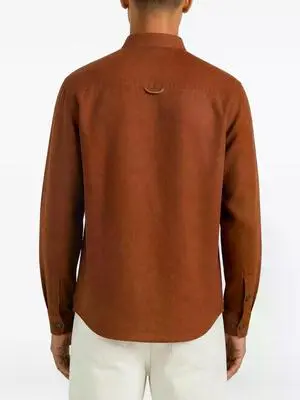 RETORI Band-collar Half-placket T-shirt