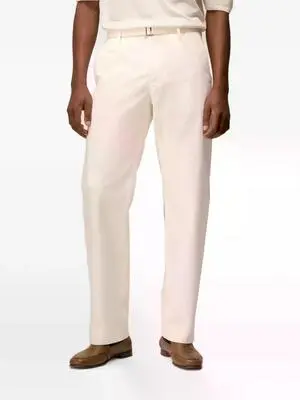 RETORI Belted Cotton Gabardine Trousers