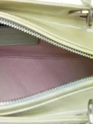 Dior Medium Patent Cannage Lady Satchel - Green
