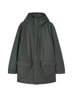 RETORI Padded Hooded Parka - Grey