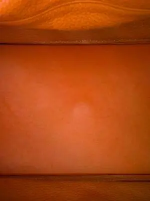 Hermès Clemence Lindy 34 Satchel - Orange