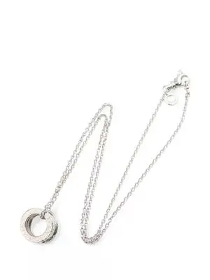 BVLGARI 18k White Gold B.zero1 Necklace - Silver