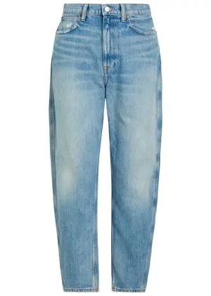 Polo Ralph Lauren Distressed Straight-leg Ankle Jeans - Blue
