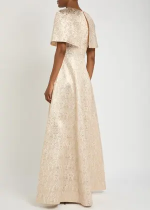 EMILIA WICKSTEAD Lucretia Floral-jacquard Gown