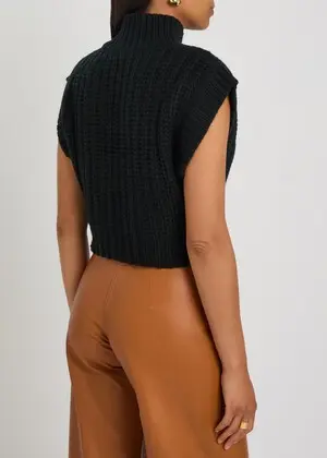 SKIIM Chunky Ribbed-knit Cashmere Vest