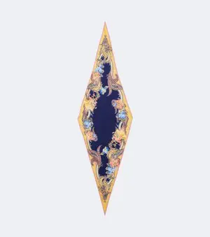 Etro Printed Silk Twill Scarf - Multicoloured