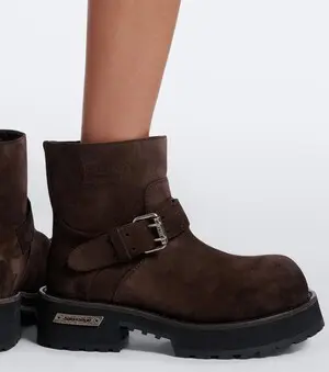 Balenciaga Suede Ankle Boots