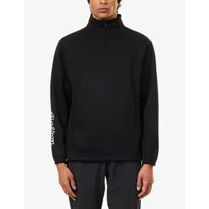 MALBON Long-sleeve Quarter-zip Woven Pullover