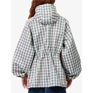 DAMSON MADDER Checked Woven Raincoat - Multi