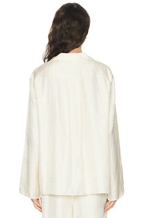 TOTEME Monogram Silk Pj Top