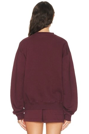 Sporty & Rich Syracuse Embroidered Crewneck Sweatshirt