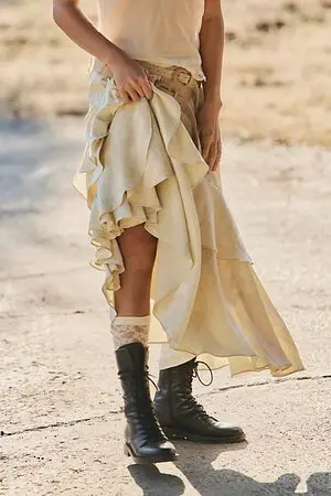 SILENT D Classic Lace-up Combat Boots