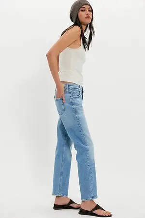 Citizens Of Humanity Anissa Low-rise Straight Leg Jeans - Flutter