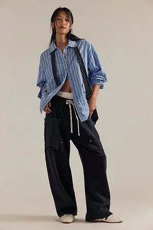We The Free Jet Set Knit Pull-on Trousers - Black